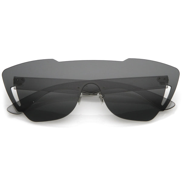 Futuristic Modern Disco Mono Lens Sunglasses - zeroUV