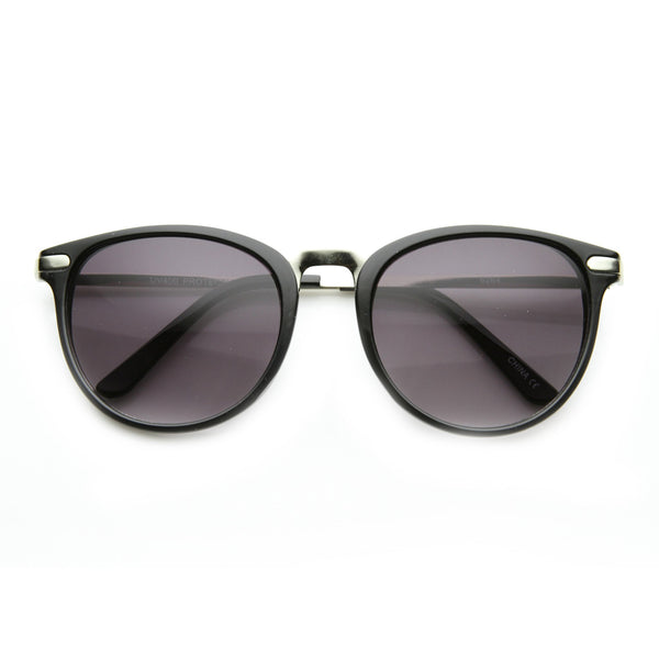 Vintage Inspired Indie Dapper Horned Rim Sunglasses - zeroUV