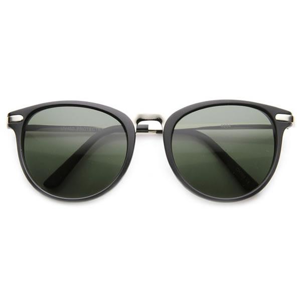 Vintage Inspired Indie Dapper Horned Rim Sunglasses - zeroUV