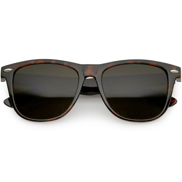Classic Retro Indie Classic Horned Rim Sunglasses 54mm - zeroUV